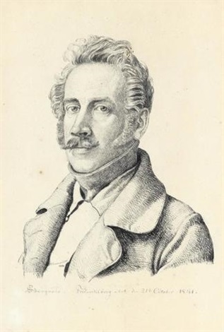 A pair of portraits of castle steward Geert Sørensen Güllich and his ...