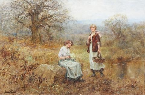 Primrose pickers by Henry John Yeend King on artnet