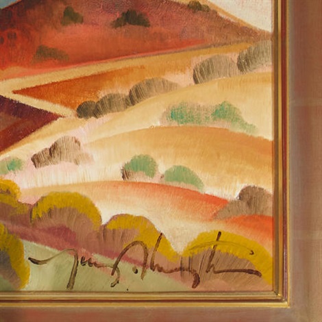 A Tony Abeyta painting, The Golden Canyon by Tony Abeyta on artnet