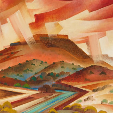 A Tony Abeyta painting, The Golden Canyon by Tony Abeyta on artnet