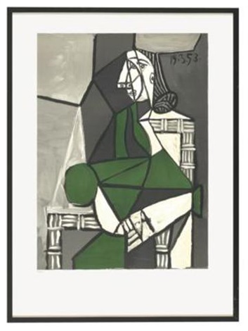 Portrait de femme assise by Pablo Picasso on artnet