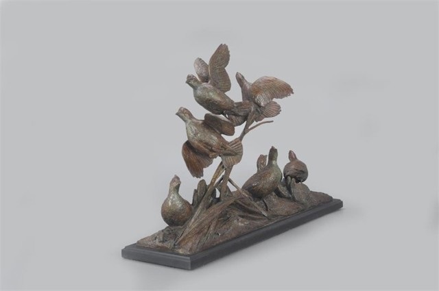 Covey Rise, Bobwhite Quail by Walter Matia on artnet