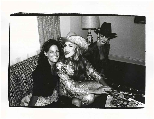 Barbara Allen, Jerry Hall and Cyndy Hall at Urban Cowboy Premiere Party ...