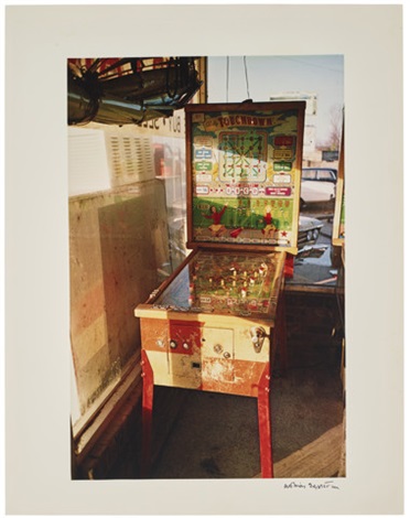 Untitled Pinball Machine, 1980 by William Eggleston on artnet