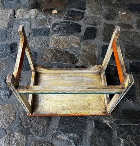 Painted table by Peter Hunt on artnet