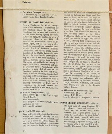 The Killeries by Letitia Marion Hamilton on artnet