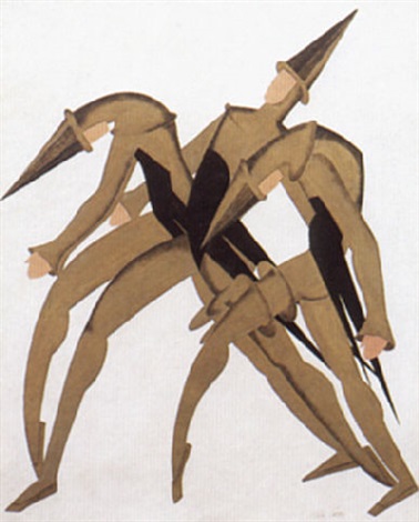 Three jesters by Alexandra Alexandrovna Exter on artnet