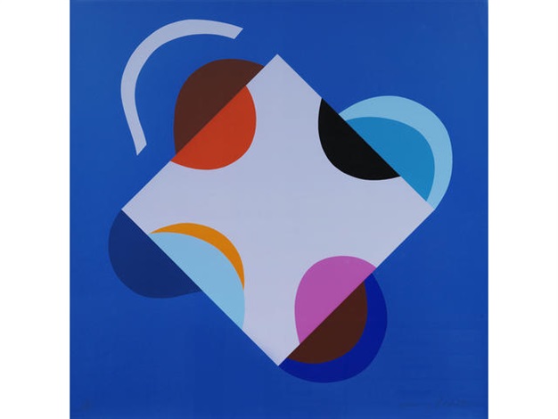 Development of a Square Within a Square Blue by Terry Frost on artnet