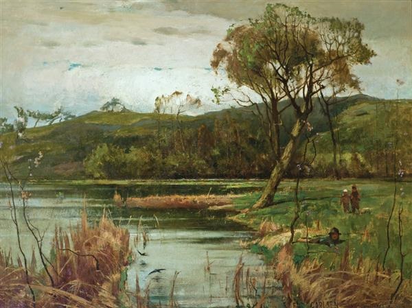 Landscape Near Boston by Emil Carlsen on artnet