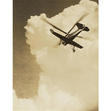 Group of 6 modernist photographs of the autogyro Pitcairn PCA-2. by ...