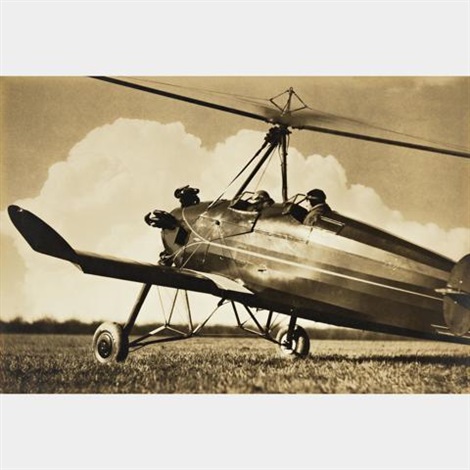 Group of 6 modernist photographs of the autogyro Pitcairn PCA-2. by ...