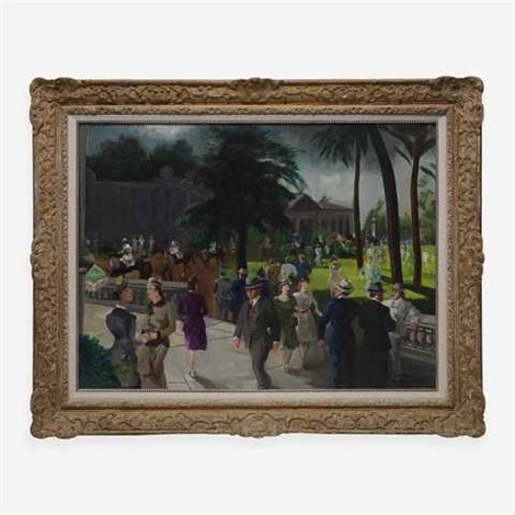 Hialeah, Going to the Post by Randall Davey on artnet