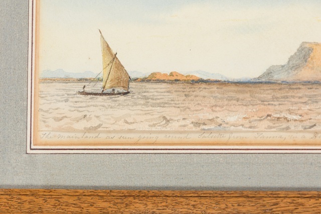 The mainland as seen going round Salsette from Tanna, in a Burder boat ...