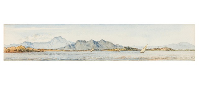 The mainland as seen going round Salsette from Tanna, in a Burder boat ...