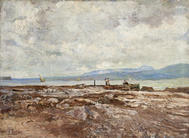 Costa napoletana dinverno by Attilio Pratella on artnet