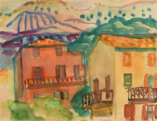 Italian Hillside by Gerard Dillon on artnet