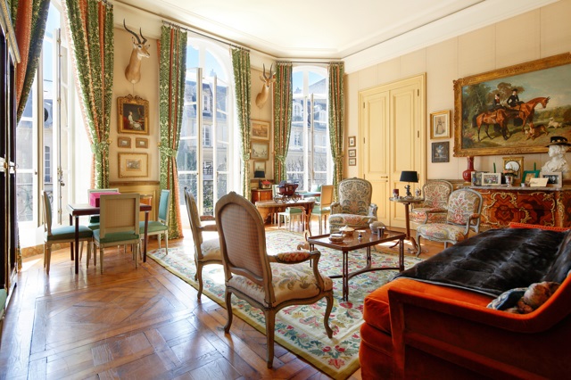 Lady Alice and Lady Blanche Egerton with three dogs by Alfred de Dreux ...