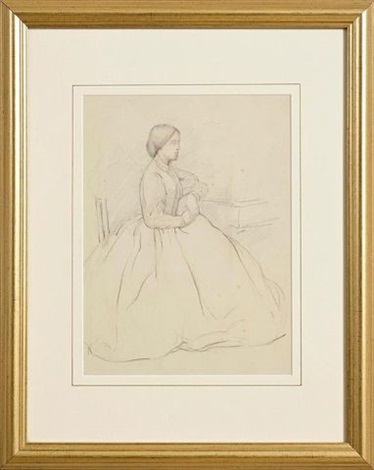 Portrait of a Lady Believed to be his Wife Susan by John Butler Yeats ...