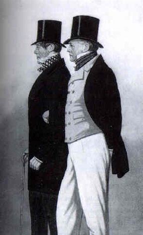 Admiral Rous and George Payne by Richard Dighton on artnet