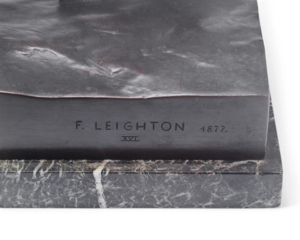 An important bronze figure of An Athlete Wrestling A Python by Lord ...