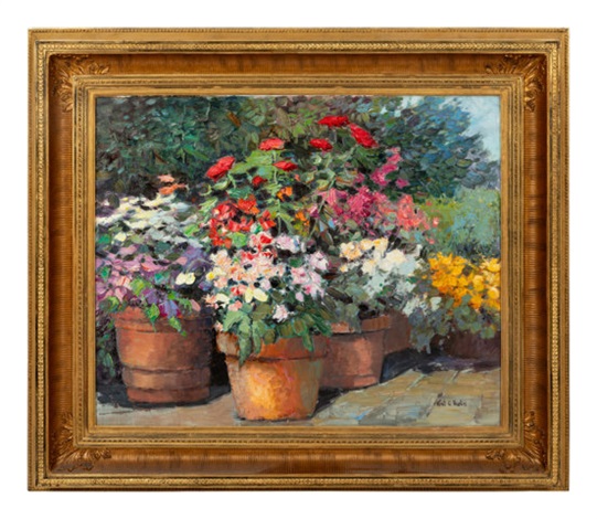 Floral Still Life by Kent R. Wallis on artnet