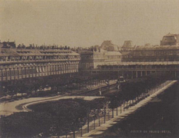 Jardin du Palais-Royal à Paris by Achille Quinet on artnet