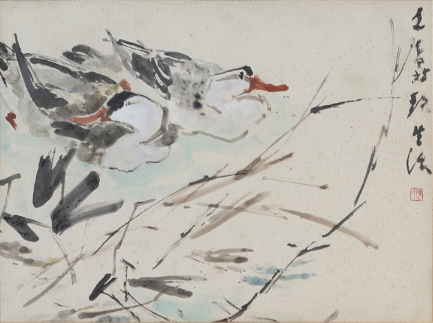 Yuan Yang Ducks by Chen Wen Hsi on artnet