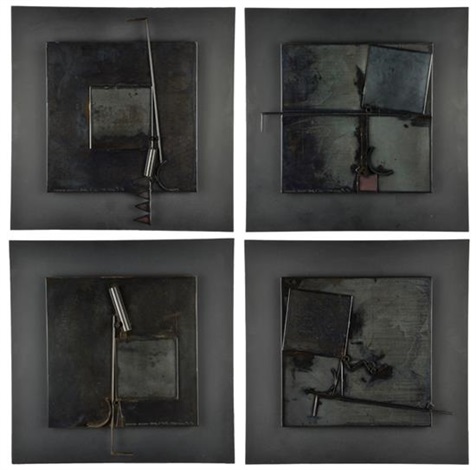 Cologne construct studies 1, 2, 3 4 by Fletcher Benton on artnet