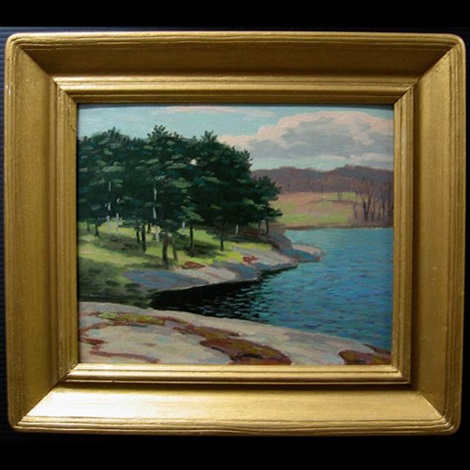 A Muskoka lake by George Thomson on artnet