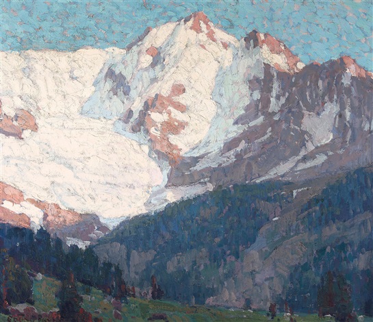 Alpine Glaciers by Edgar Alwin Payne on artnet