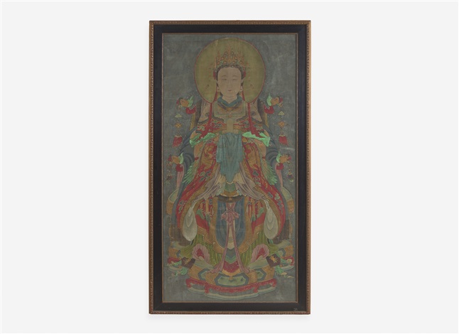 A Female Daoist Immortal 道教女史像 十八世紀或更早 by Chinese School (18) on artnet