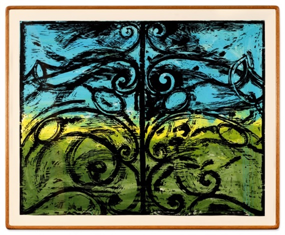 The First Woodcut Gate The Landscape DOench Feinberg 157 by Jim Dine on ...