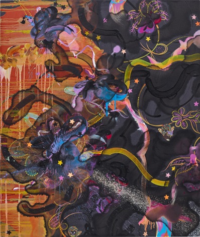 Curse of the Golden Flower by Fiona Rae on artnet