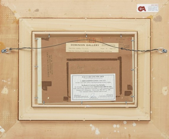 The Beach, St. Lawrence Gap, Barbados by John Goodwin Lyman on artnet