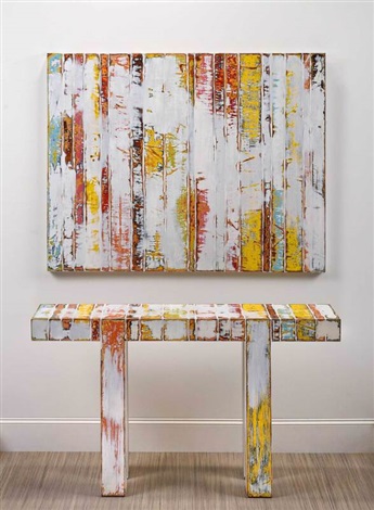 Installation, Table and Wall Panel by Randy Shull on artnet