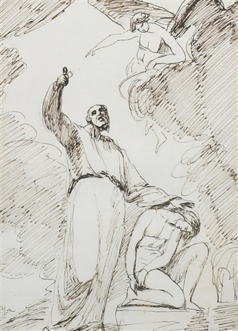 The Sacrifice of Isaac by George Romney on artnet