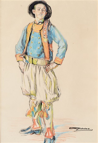 Standing Figure 1925-1926 by Emily Hilda (Rix) Nicholas on artnet