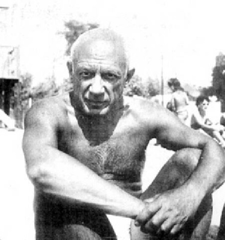 Picasso sur la plage by Simone Herman on artnet