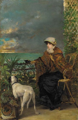 Lattente by Alfred Stevens on artnet