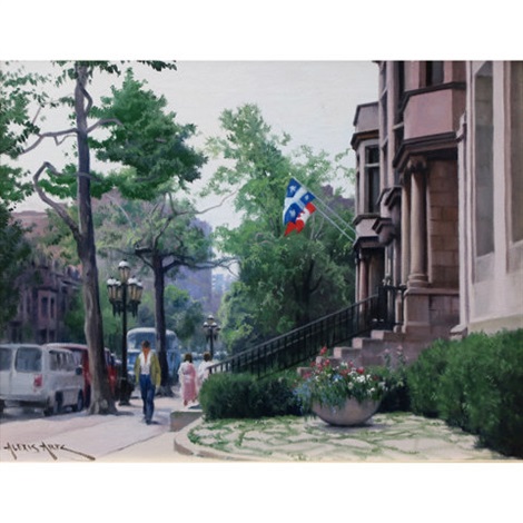 RUE SHERBROOKE QUEST, MTL., QUE. SHERBROOKE, W. CORNER GUY, MTL., QUĒ ...