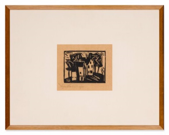 Häuser Two Houses Prasse W 32 by Lyonel Feininger on artnet