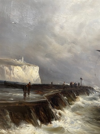Off Calais by Gustave de Breanski on artnet