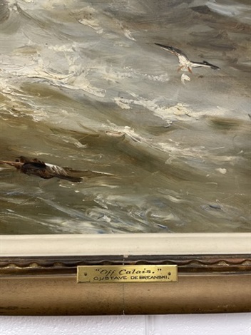 Off Calais by Gustave de Breanski on artnet