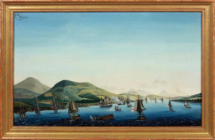 Sir John Thomas Duckworths Action of Santo Domingo, 6th Feb, 1806. by ...