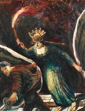 Hamlet and his Mother - Death of Polonius by Carel Weight on artnet