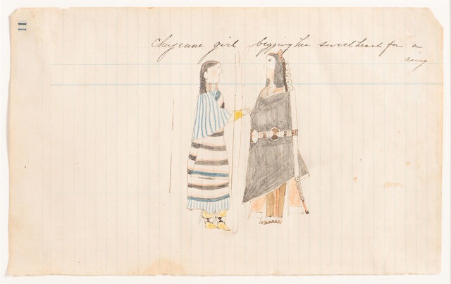 Cheyenne Ledger Drawing by Anonymous-Cheyenne on artnet