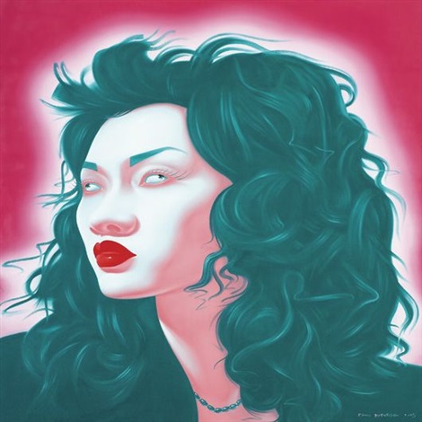 Chinese portrait no. 20 by Feng Zhengjie on artnet