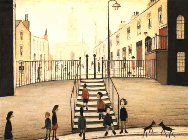 The steps by L.S. Lowry on artnet