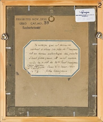 Aline, la fille de lartiste by Paul Gauguin on artnet