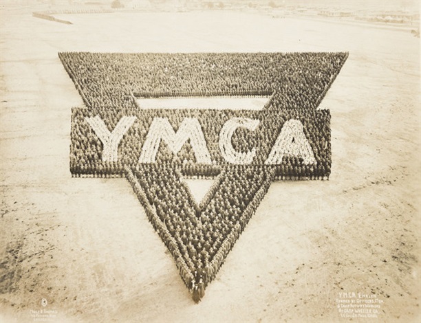 A group of 5 patriotic living photographs, each comprised of thousands ...